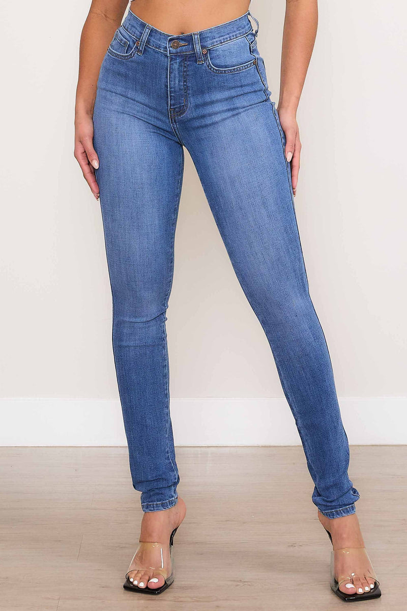 [P6085] Everyday Skinny Fit Jeans – Vibrant miu