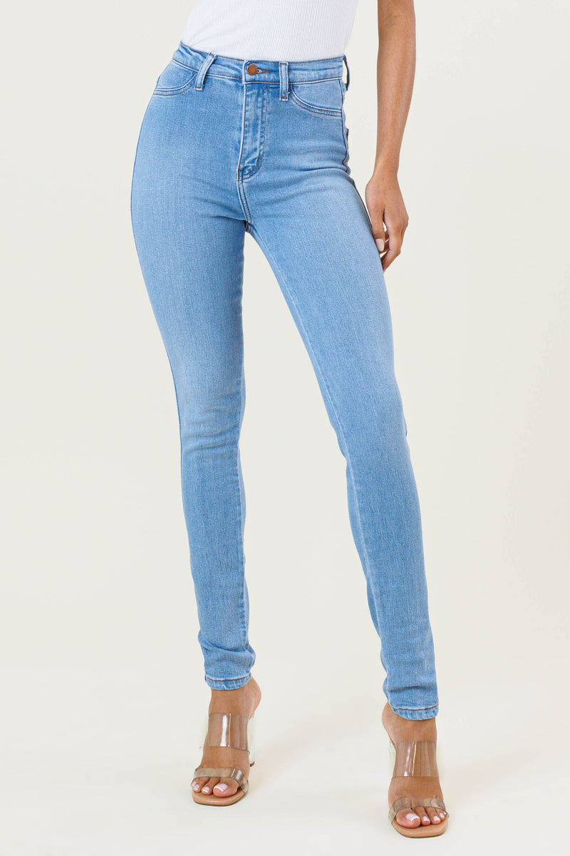 High Waisted Cozy Vibrant Skinny Jeans – Vibrant miu